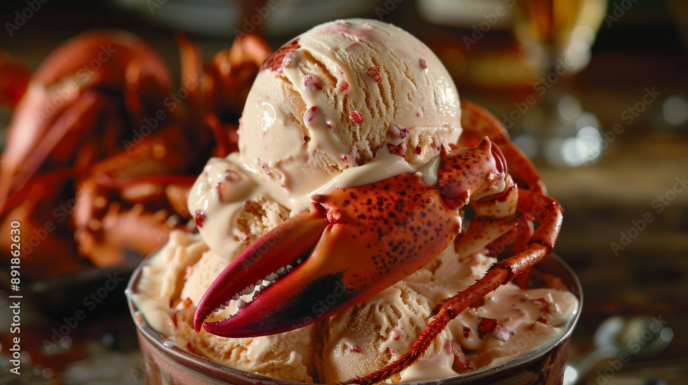 Dig into a unique treat from Ben and Bill's Chocolate Emporium: a scoop ...