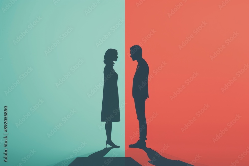 Futuristic Relationship Rebuilding Tips Counseling Scene in Triadic Color Scheme: Steps to Fix a ...