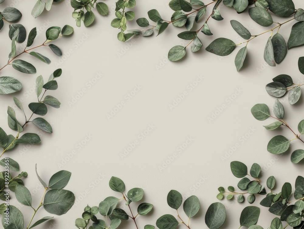 Mockup designs with botanical elements showcasing natural patterns in ...