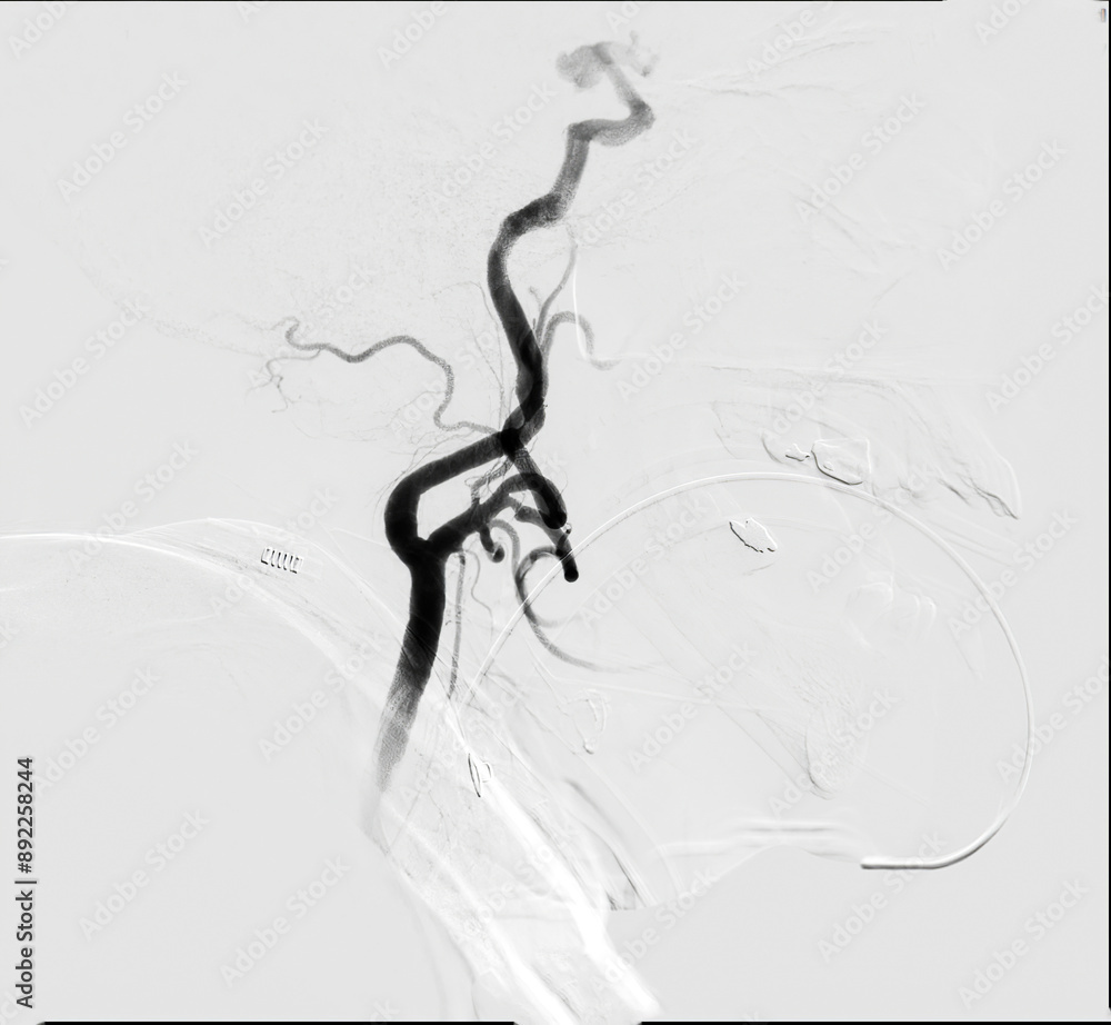 Cerebral angiography is a specialized procedure to visualize the ...