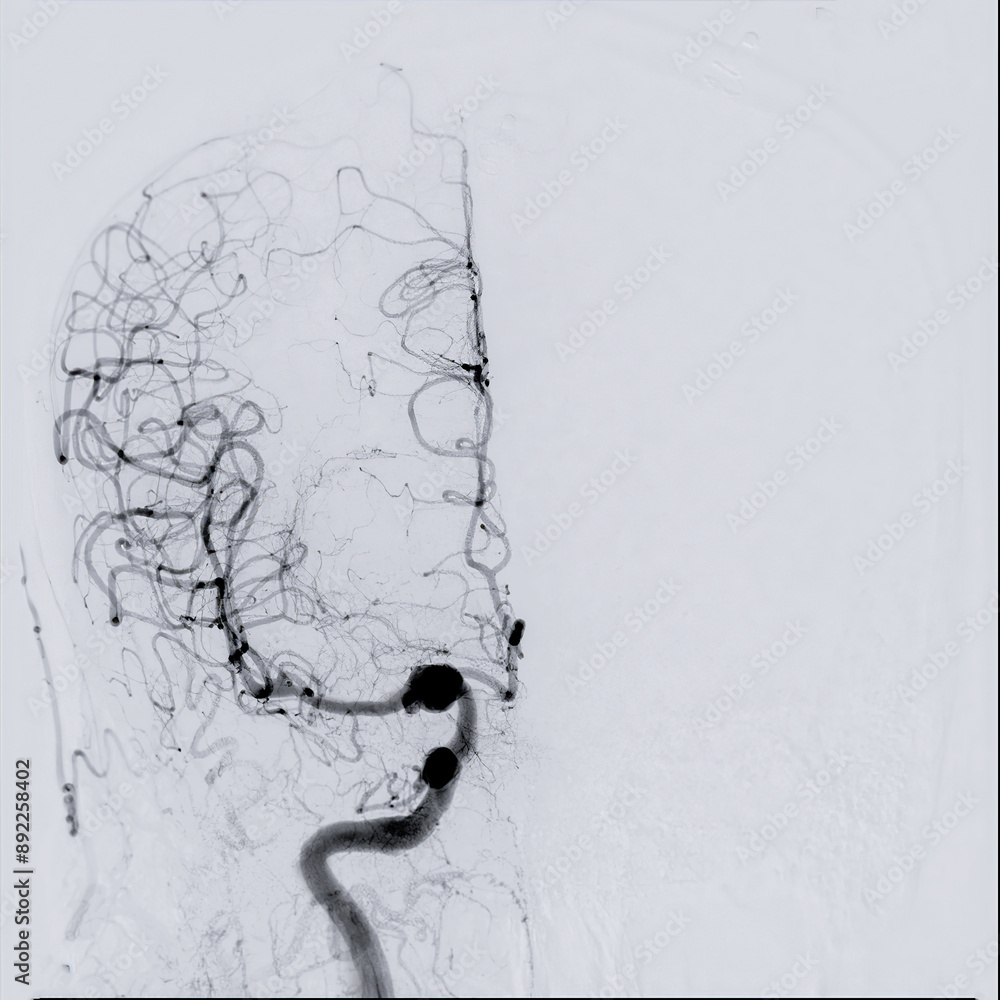 Cerebral angiography is a specialized procedure to visualize the ...