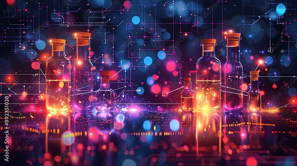 Infographic explaining the meaning of chemical equations with colorful ...