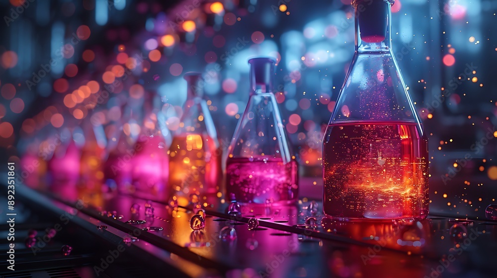 Infographic explaining the meaning of chemical equations with colorful ...