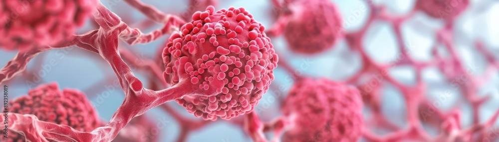 Interactive 3D model of mast cells in connective tissue, mast cell ...