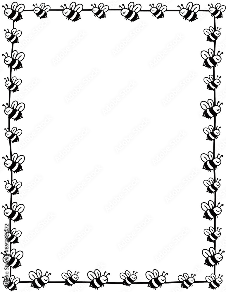 Doodle Borders Frames Clipart Commercial Use, Spring Doodle Borders ...