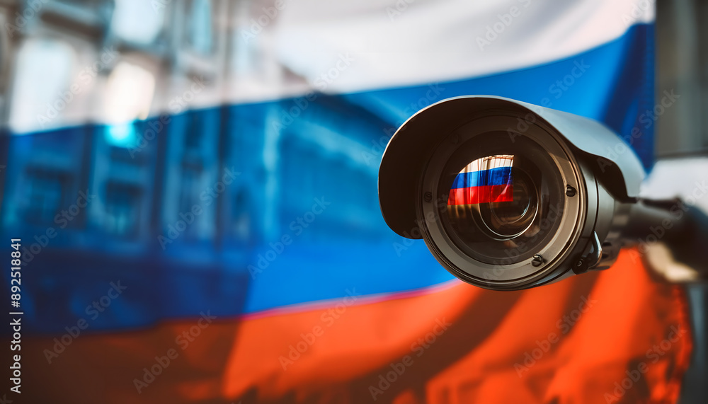 Surveillance camera as a symbol of control, surveillance, security ...