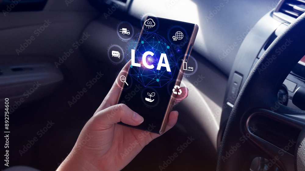 Стоковое фото «LCA, Life cycle assessment concept, ISO LCA standard ...