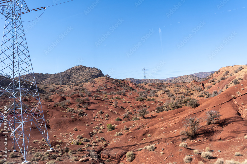 Morocco semi-deserts and mountains, north africa nature, Moroccan stone ...
