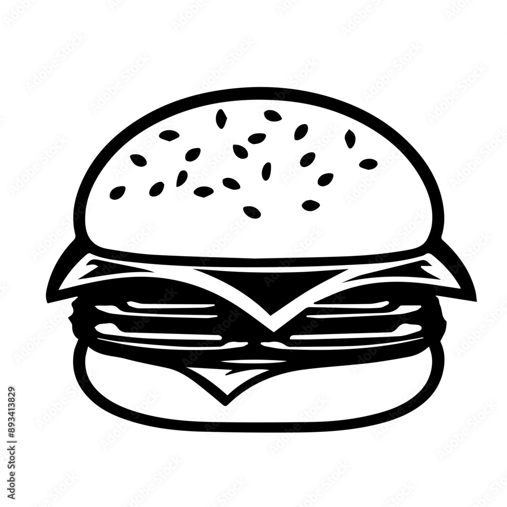 Hamburger SVG vector transparent background PNG clipart Stock Vector ...
