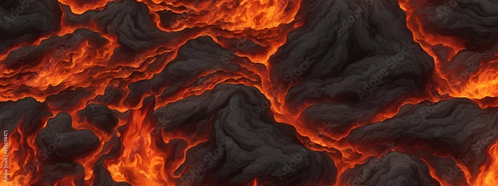 Lava texture fire background rock volcano magma molten hell hot flow ...
