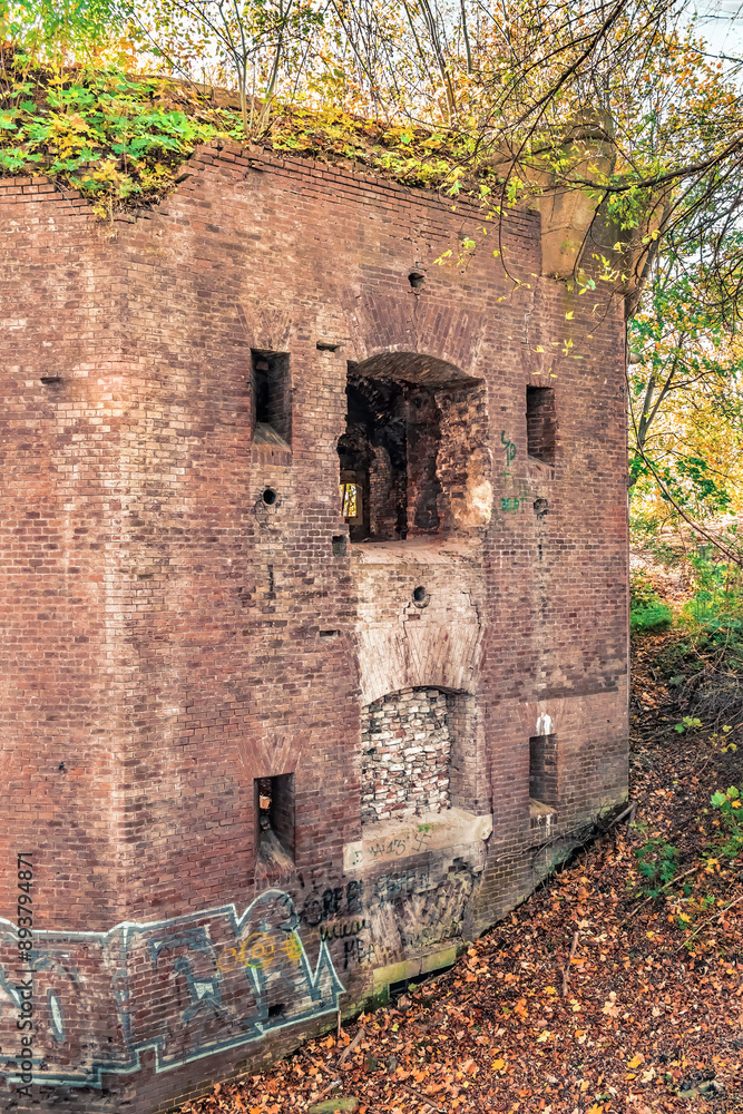 Lviv, Ukraine - November 2, 2023: Historic Ruins: Abandoned Small ...