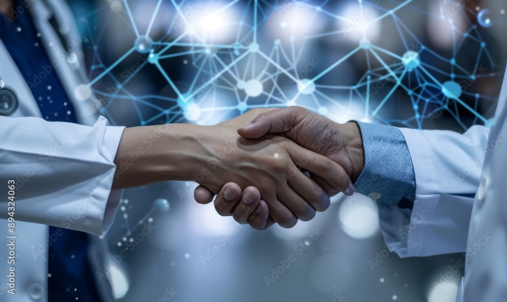 Celebrating Healthcare Heroes: Digital Handshake Between Doctor and ...