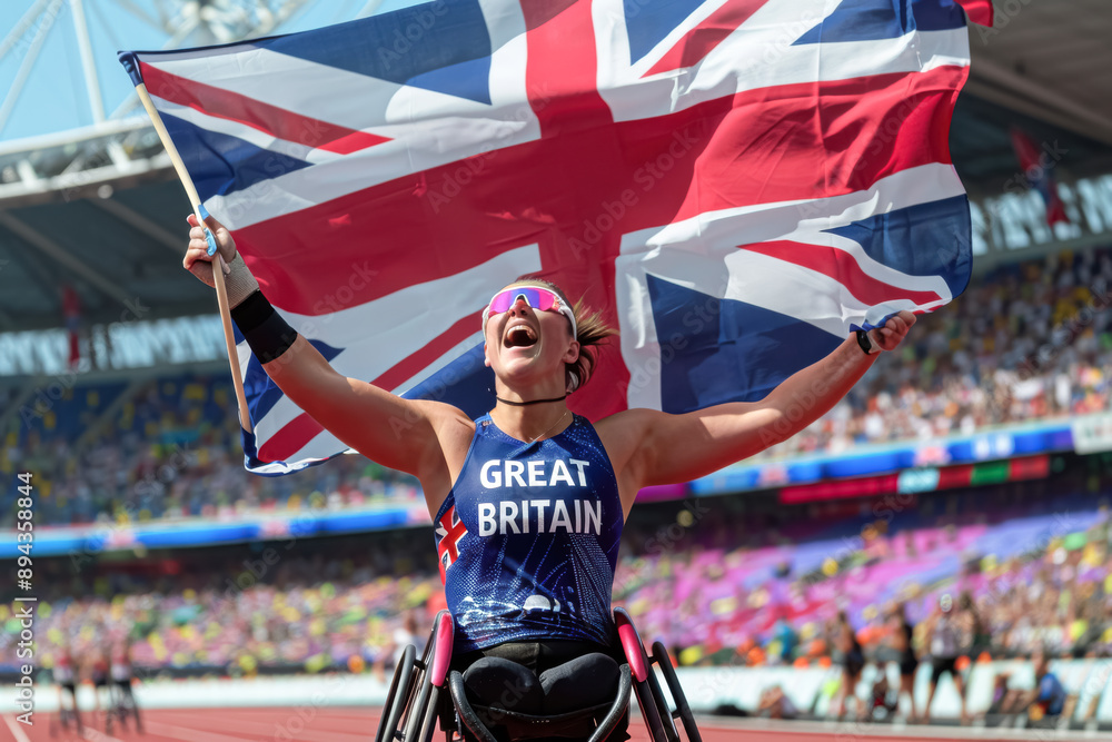 British Paralympic Champion's Moment of Triumph in Paris 2024. A ...