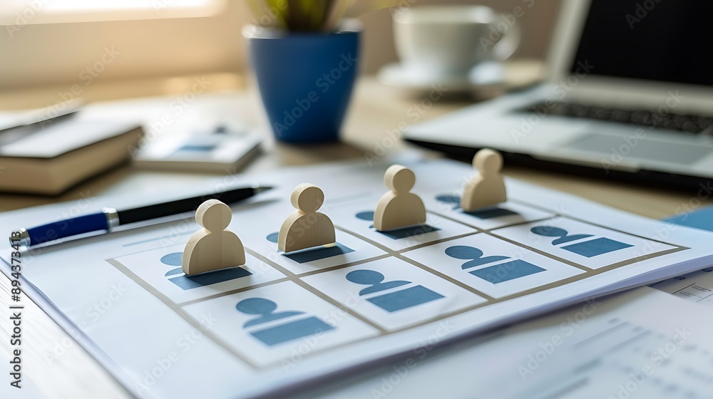 Organizational Chart Illustrating Team Structure and Collaboration ...