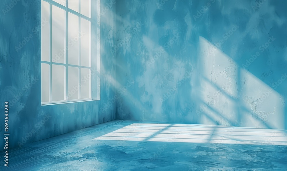 Minimal abstract simple light blue background for product presentation ...