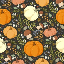 Thanksgiving Pumpkins Pattern Free Stock Photo - Public Domain Pictures