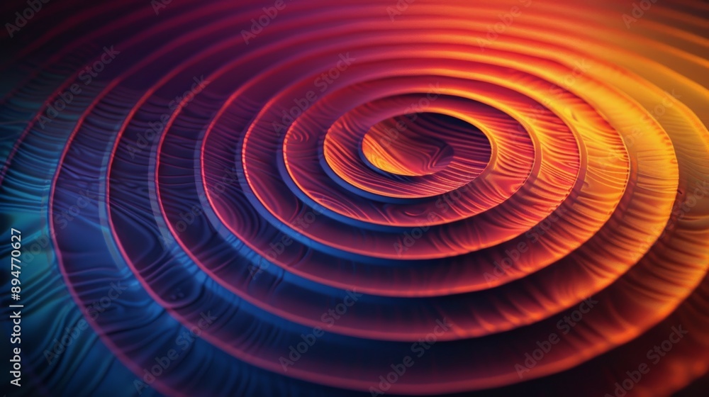 Artist's interpretation of sound waves from quiet exhaust fan ...