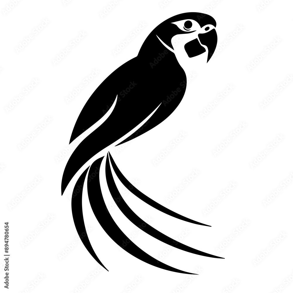 Parrot SVG vector transparent background PNG clipart Stock Vector ...