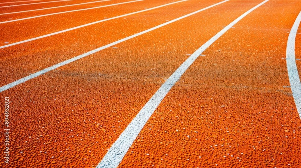 Running Track Lanes, Red Tartan Surface, Athletics, Sport, Competition ...