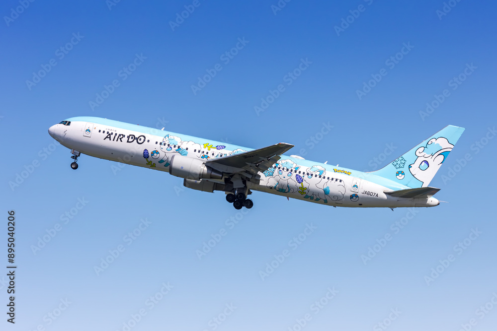 Air Do Boeing 767-300ER airplane at Tokyo Haneda Airport in Japan ...