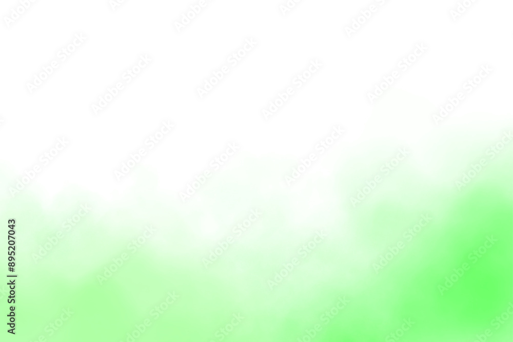 Abstract green smoke effect isolated on transparent background ...