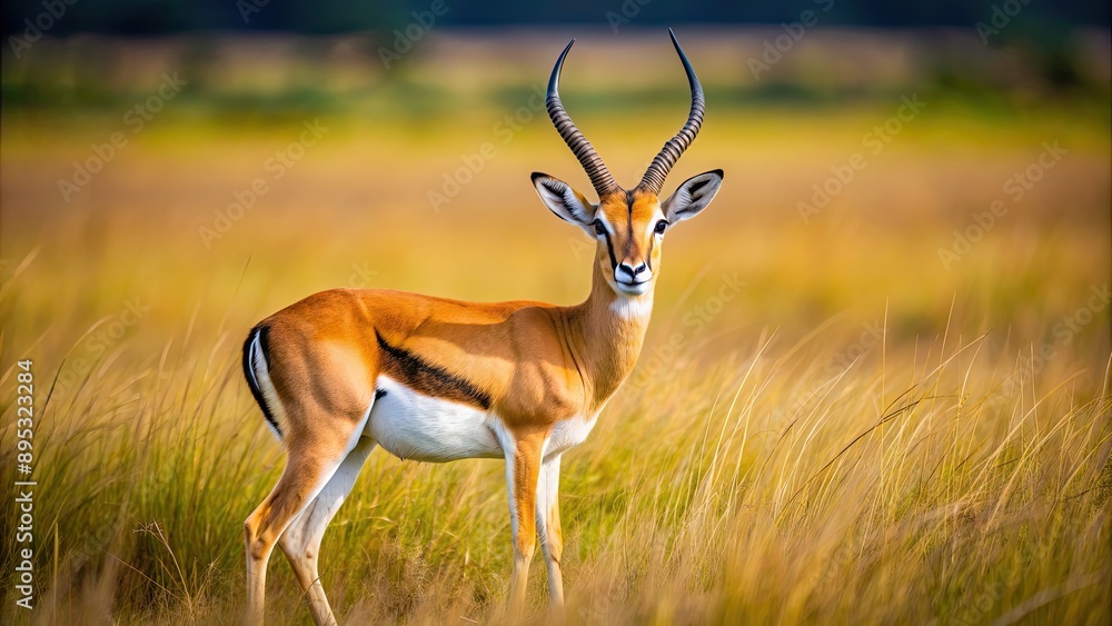 Thomson's gazelle on the savannah , wildlife, Africa, nature ...