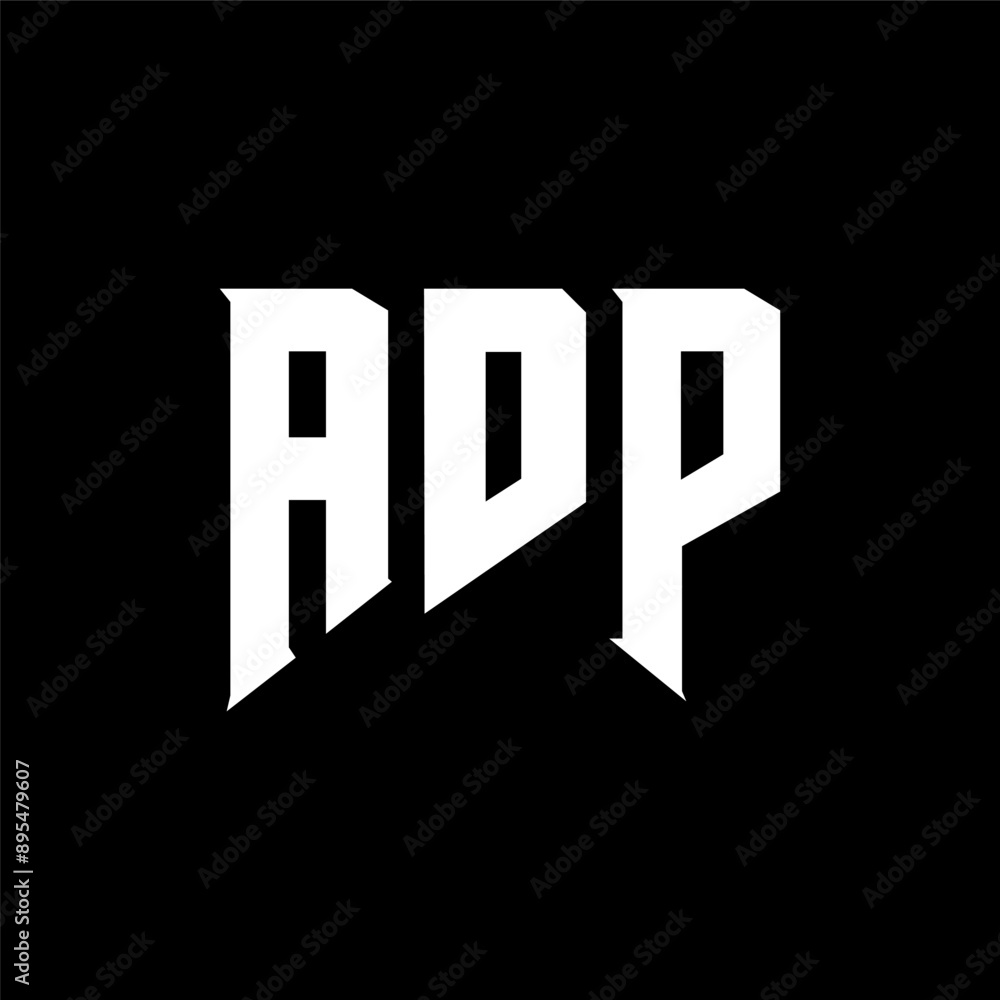 Vector de Stock ADP letter logo design for technology company. ADP logo ...
