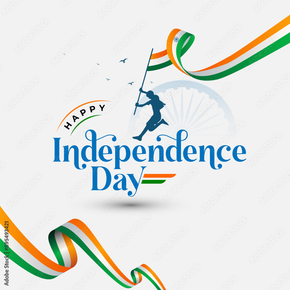 Happy Indian Independence Day Celebration Social Banner Design Template ...