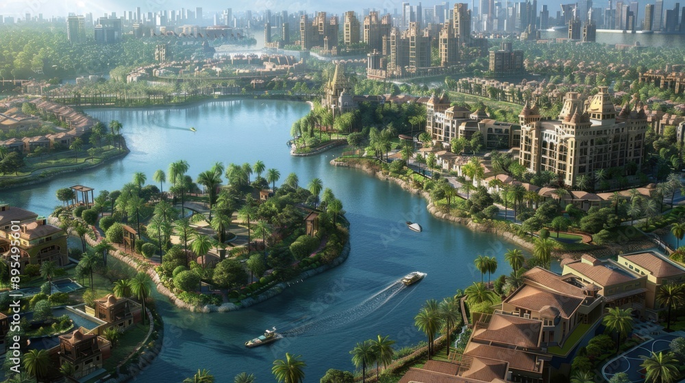 Urban Development: The growth of cities through the construction of ...