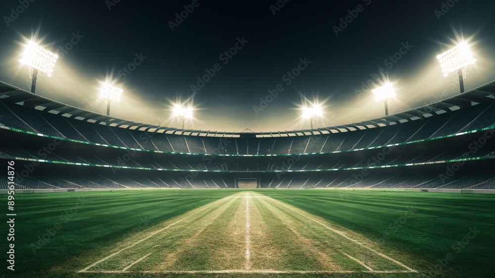 A Professional cricket sports background for advertisement, A Wide ...