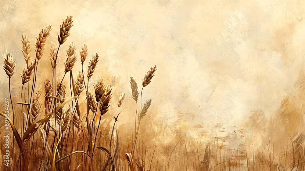 Biblical illustration of the Parable of the Weeds with wheat and weeds ...