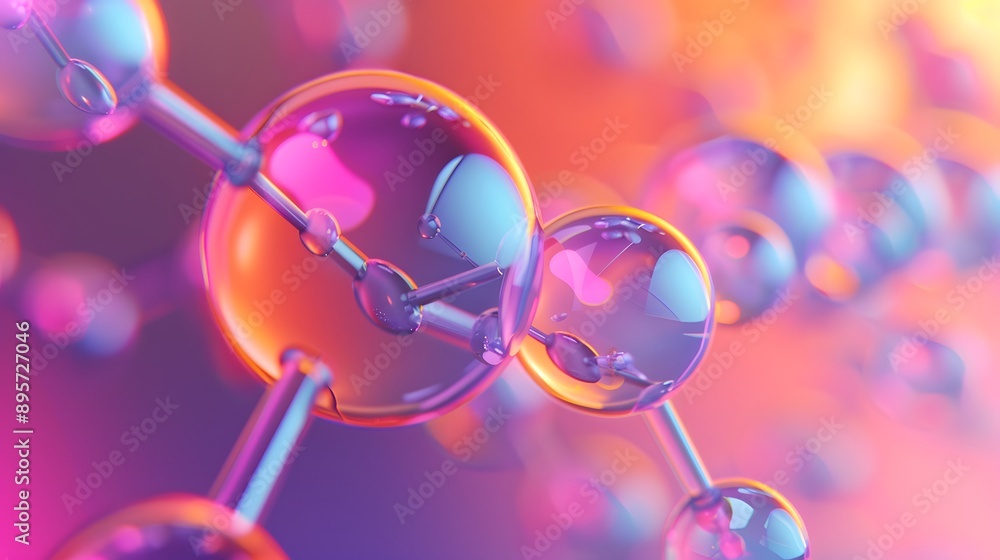 a visualization of circular dichroism spectroscopy, showing light ...