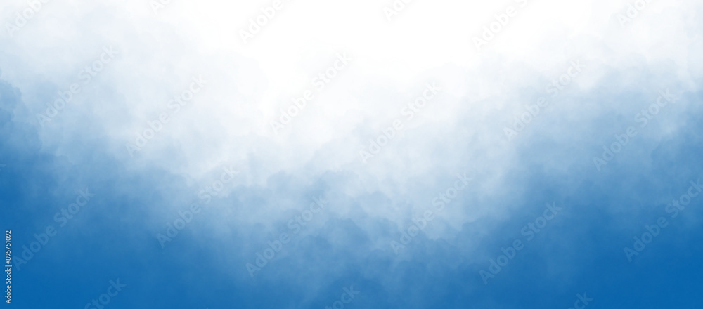Blue smoke texture isolated on transparent background. Smoke design ...