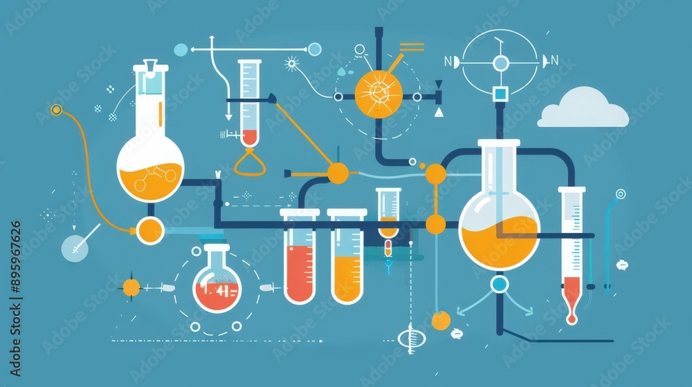 Diagram of an iterative scientific method cycle, showing how results ...