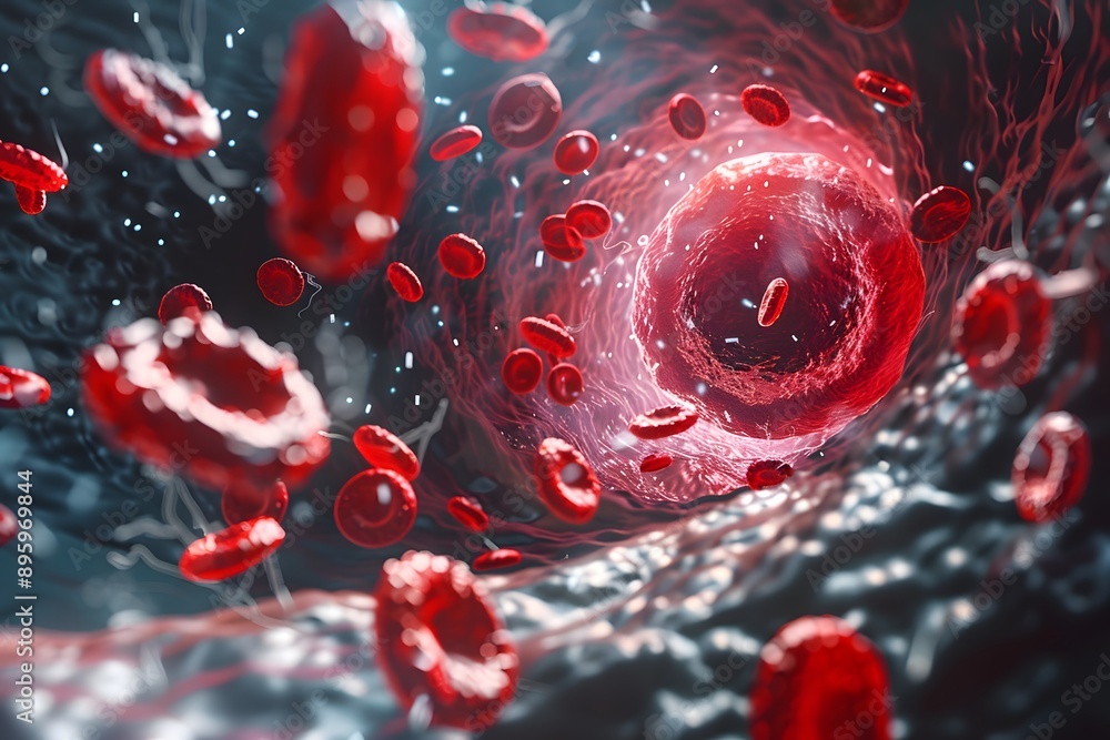 Inside the Human Bloodstream: A Stunning Visualization of Red Blood ...