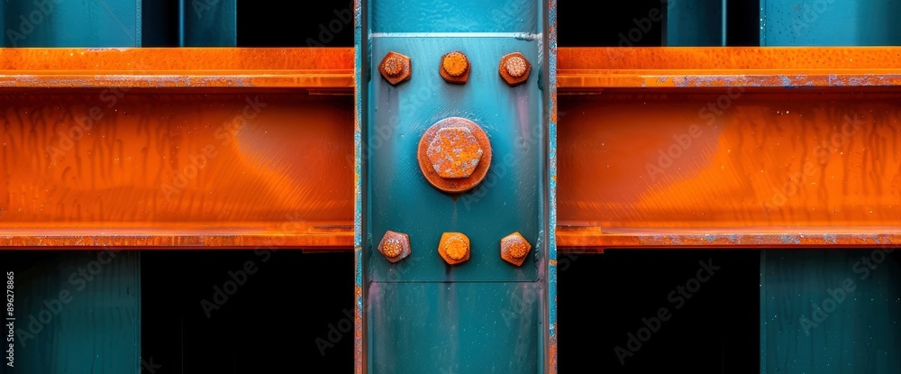 H-Beam Steel Structure With Column And Beam Connection Joint ...