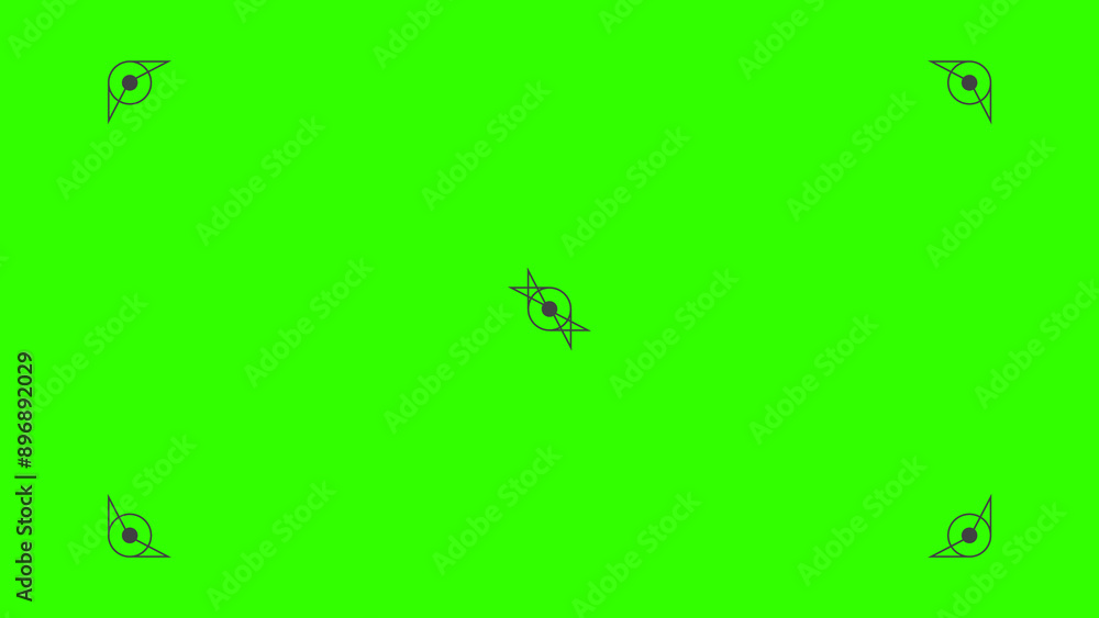 Green screen background, VFX motion tracking markers. Green screen ...