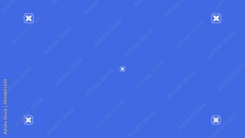 Blue screen background, VFX motion tracking markers. Blue screen ...