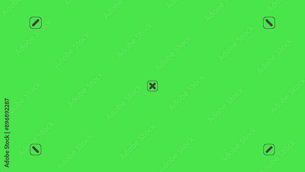 Green screen background, VFX motion tracking markers. Green screen ...