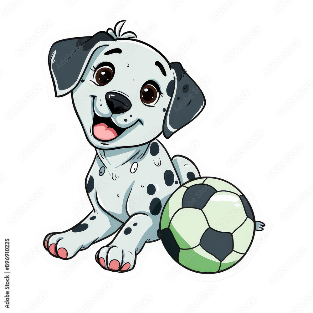 Dalmatian dog icon png transparent Stock Illustration | Adobe Stock