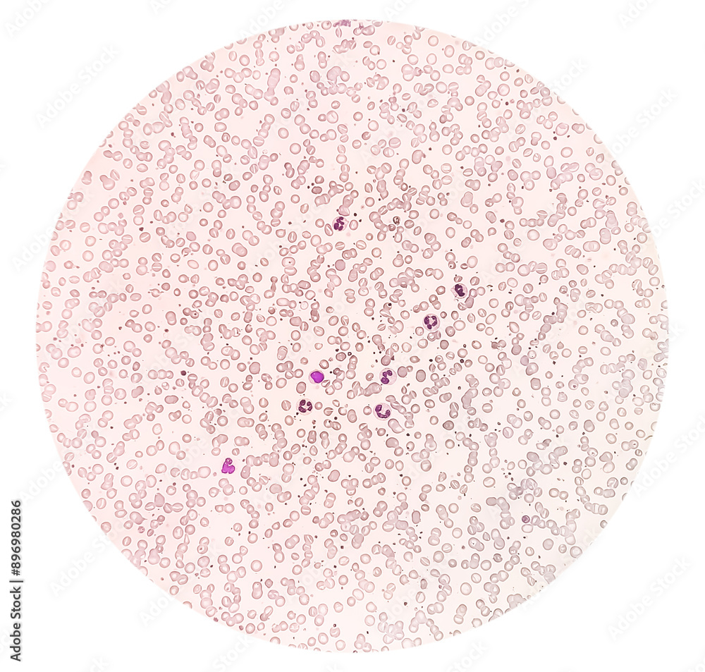 Anisocytosis anisochromia with both microcytic hypochromic and ...