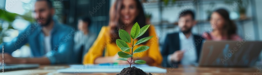 Team evaluating social impact projects, social impact investment ...