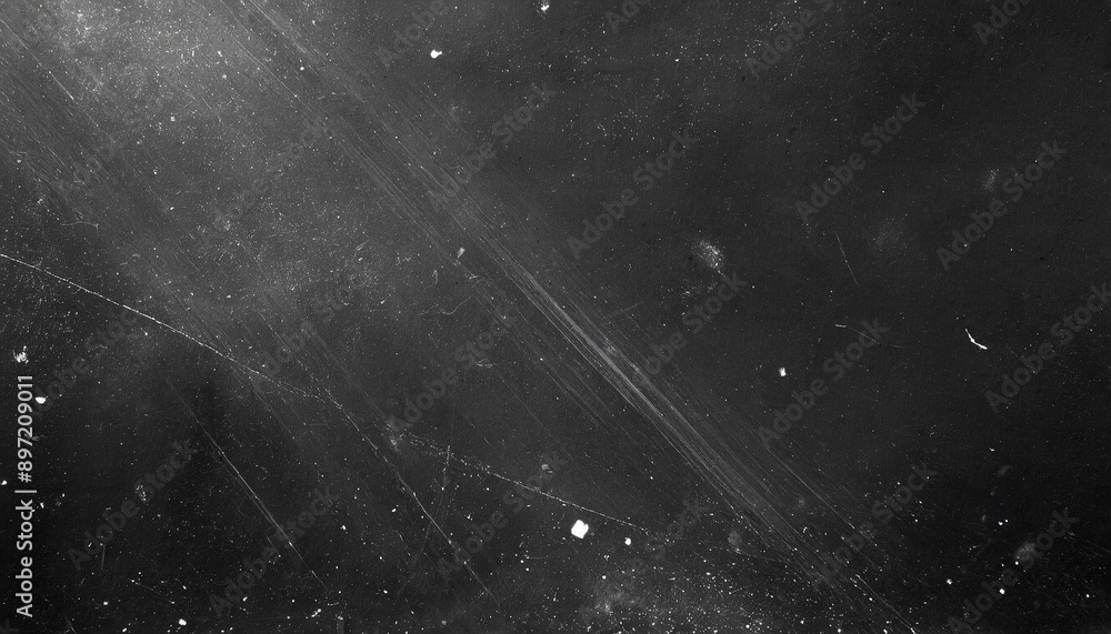 Abstract Dark Space Background with White Speckles and Subtle Scratches ...
