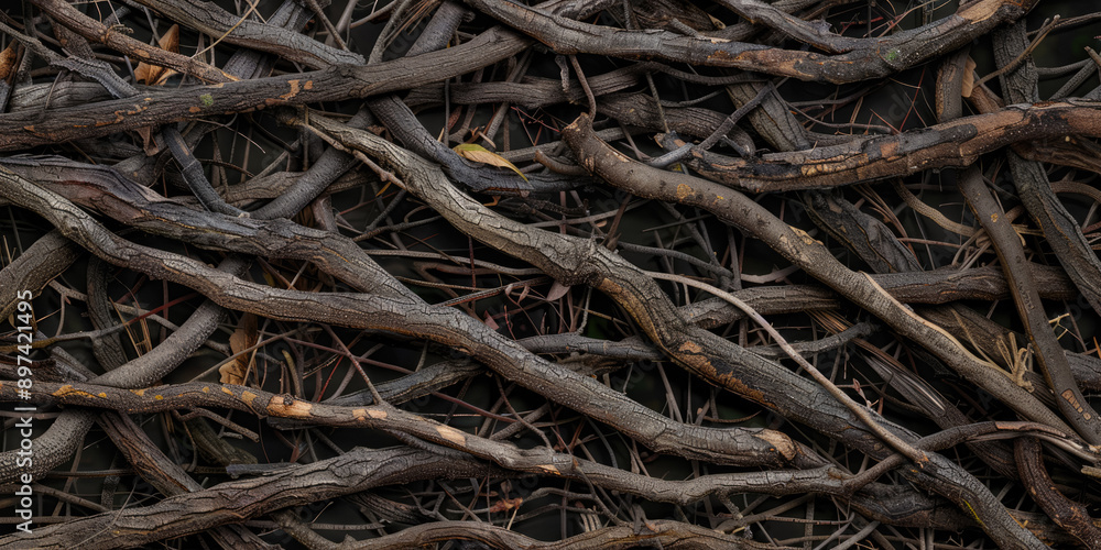 Texture Of Wooden Branches Of Twigs For Background And Other Design ...