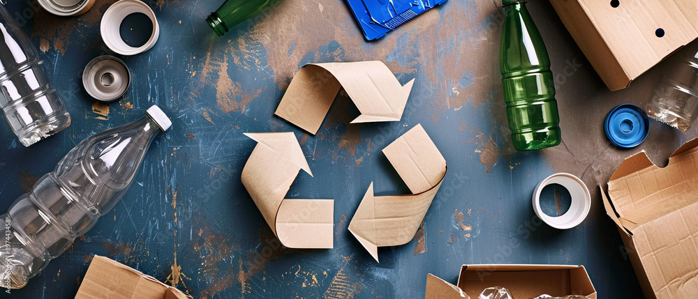 Importance of recyclability in packaging design Stock Photo | Adobe Stock