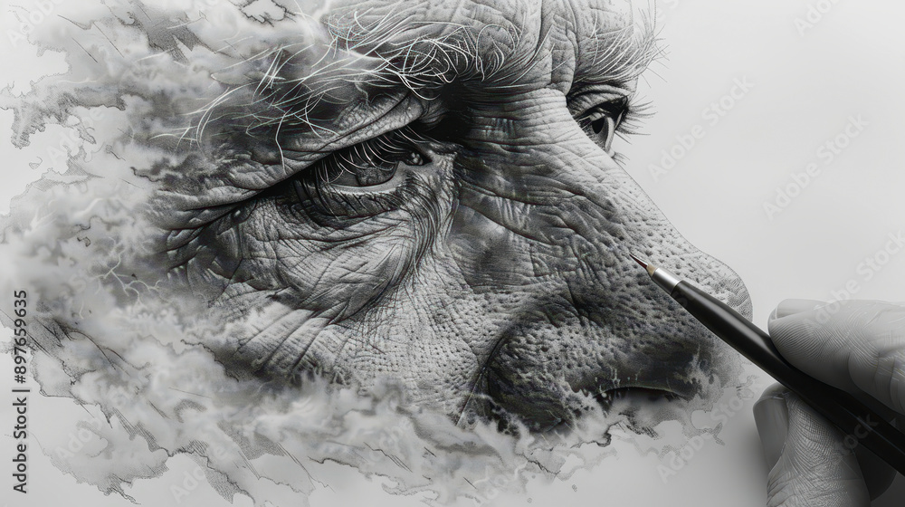 AI Taking Over Art: Handing the Creative Pen, Depiction of Artist's ...