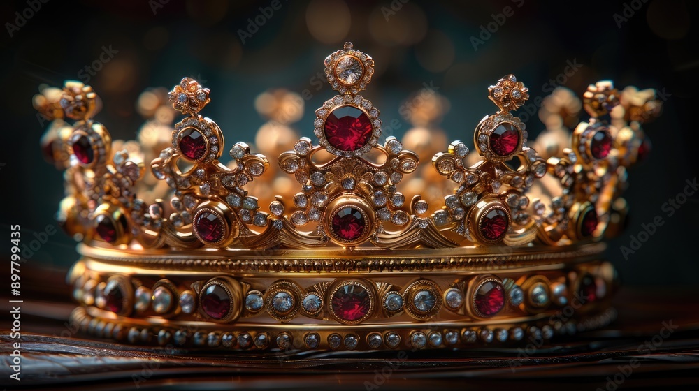 Royal emblem: the crown as a symbol of authority and tradition ...