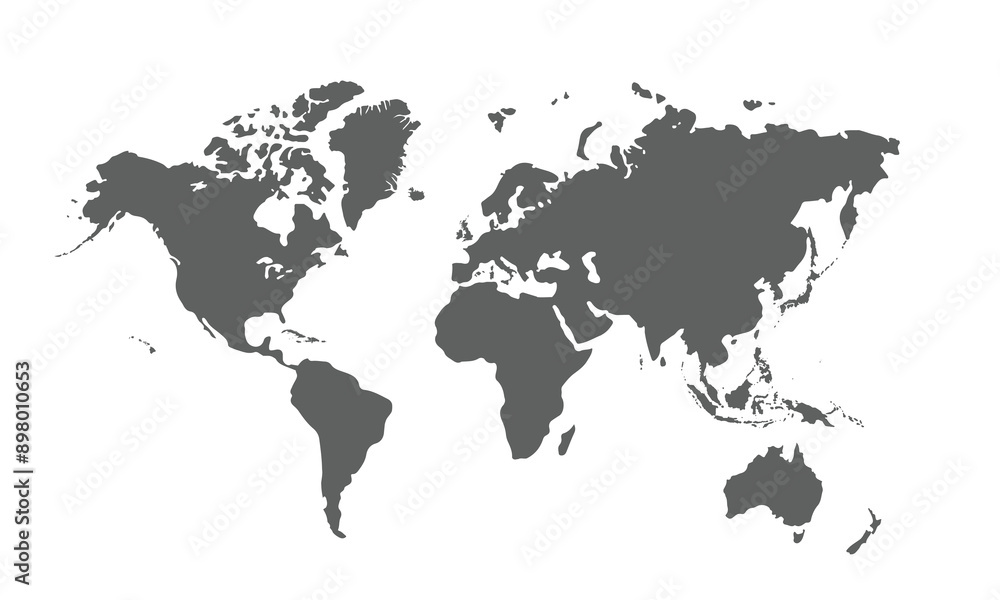 World map isolated on white background.for website layouts, background ...