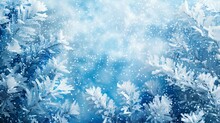 Blue Winter Landscape Art Free Stock Photo - Public Domain Pictures