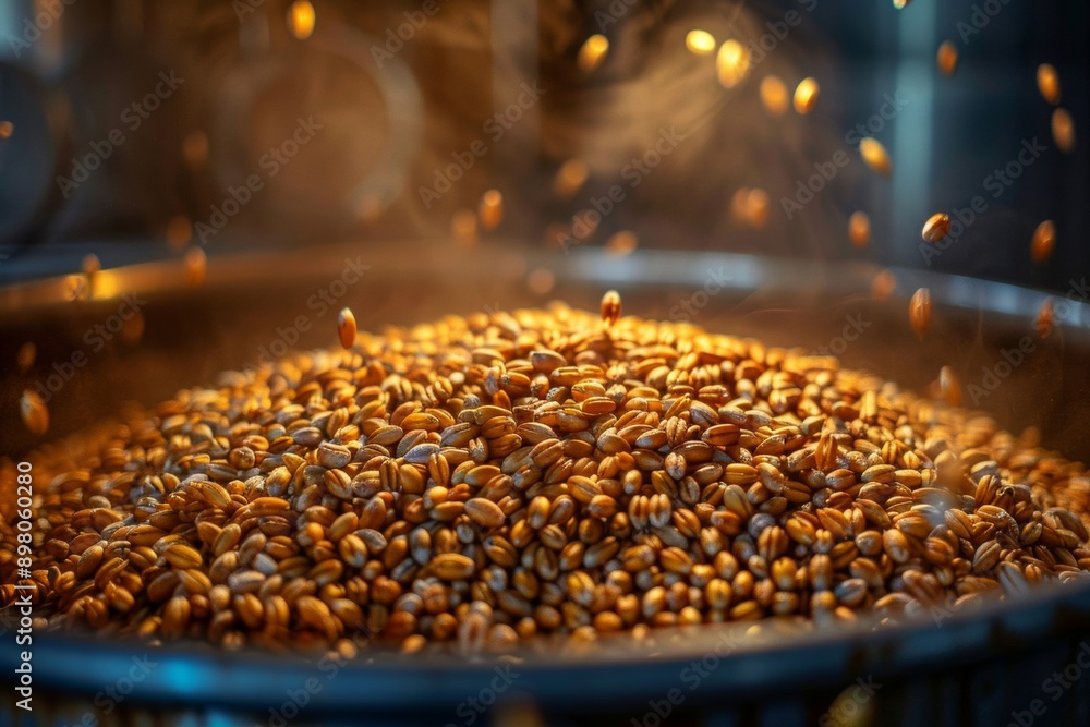Roasting pearled barley in the mash tun adds golden hues and a toasted ...